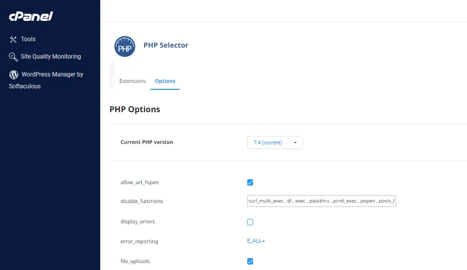فایل php.ini در cpanel کجاست؟[+آموزش ساخت و ویرایش]